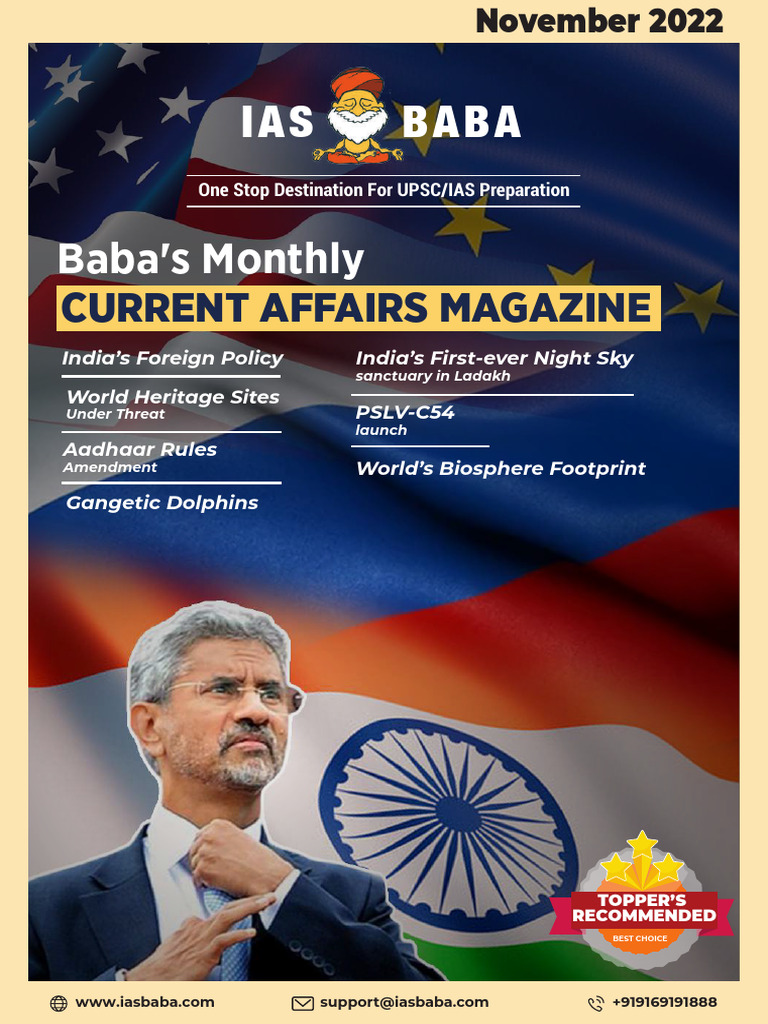 IASbaba Monthly Magazine November 2022 | PDF