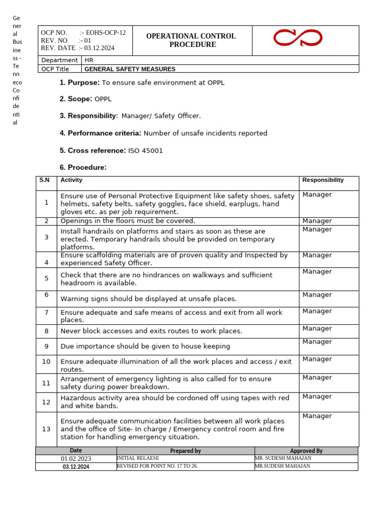 07. General Safety. | PDF | Occupational Safety And Health | Safety