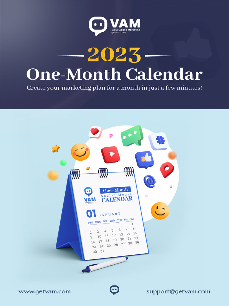 One-Month_Calendar_Template | PDF