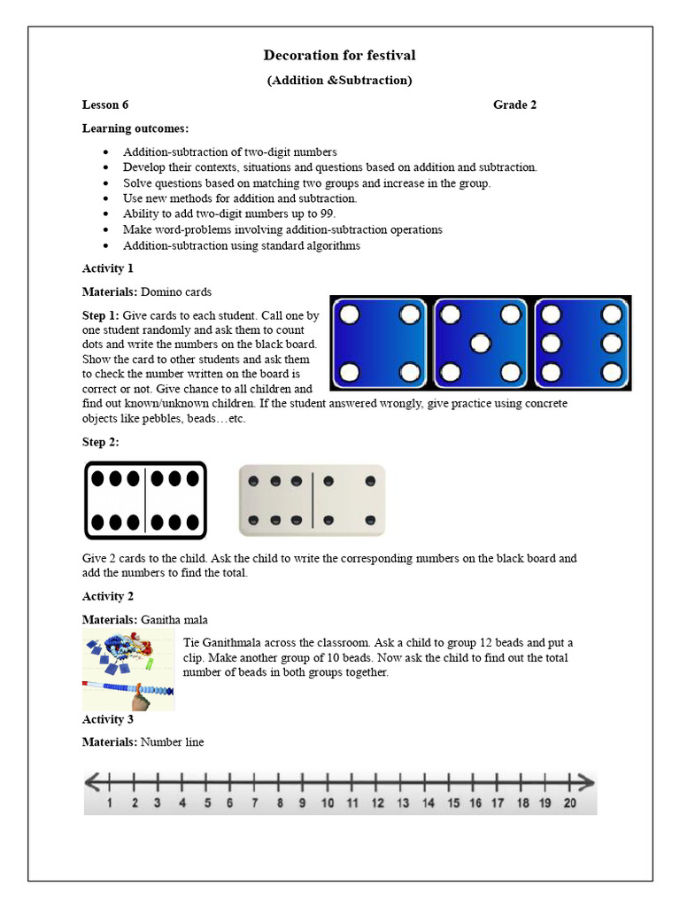 Grade 2 Math: Addition & Subtraction | PDF | Subtraction