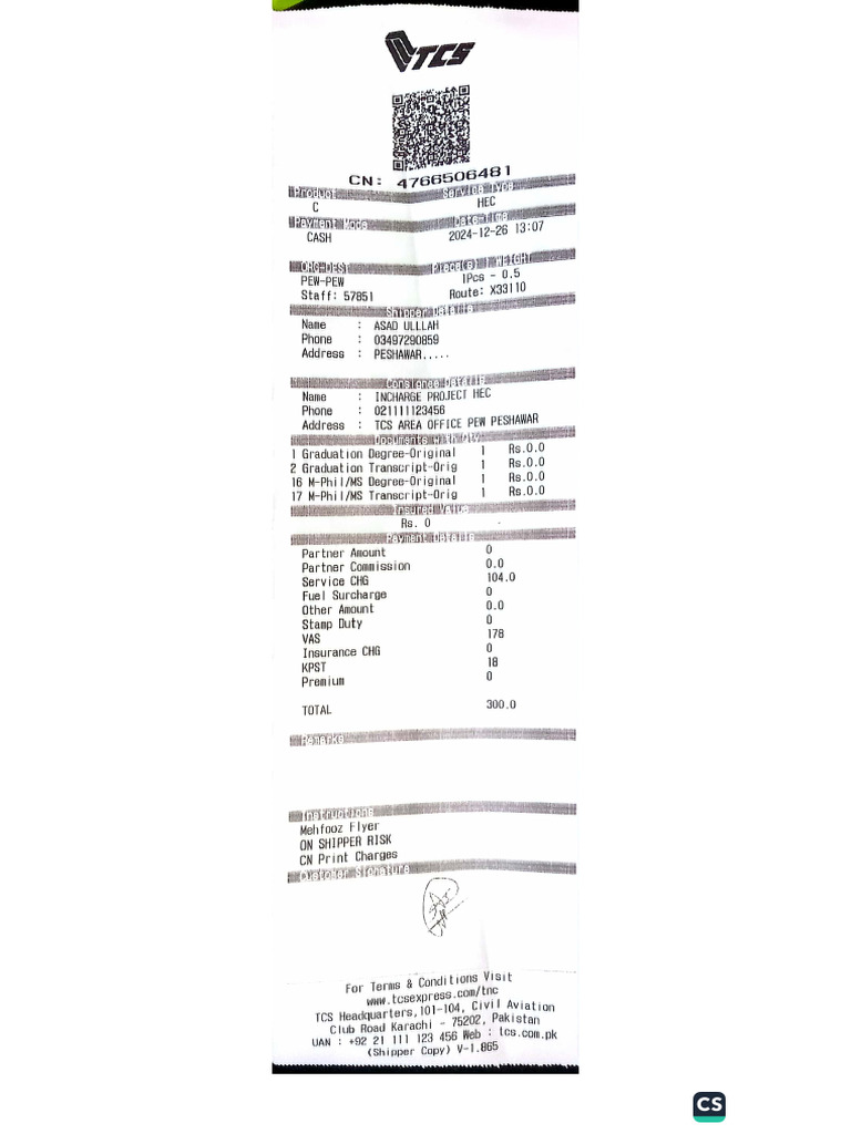 Receipt | PDF