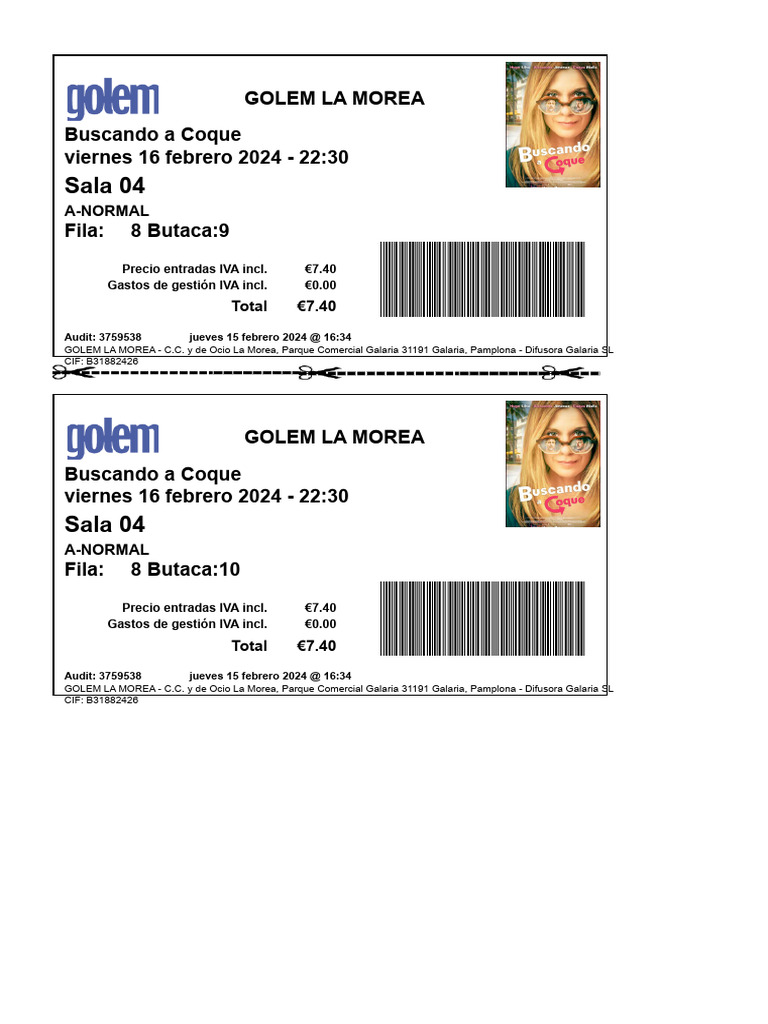 Cines Golem La Morea | PDF