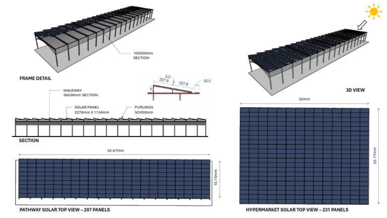 Solar Panel Walkway and Pathway Design | PDF