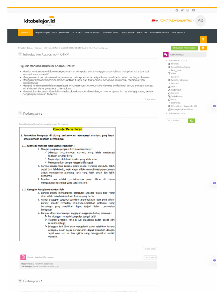Screencapture Kitabelajar Id Course View PHP 2024 11 18 11 - 11 - 06 | PDF