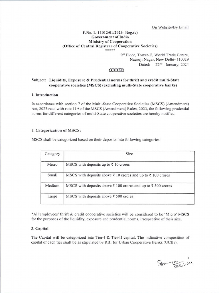 Prudential Norms Return Format | PDF