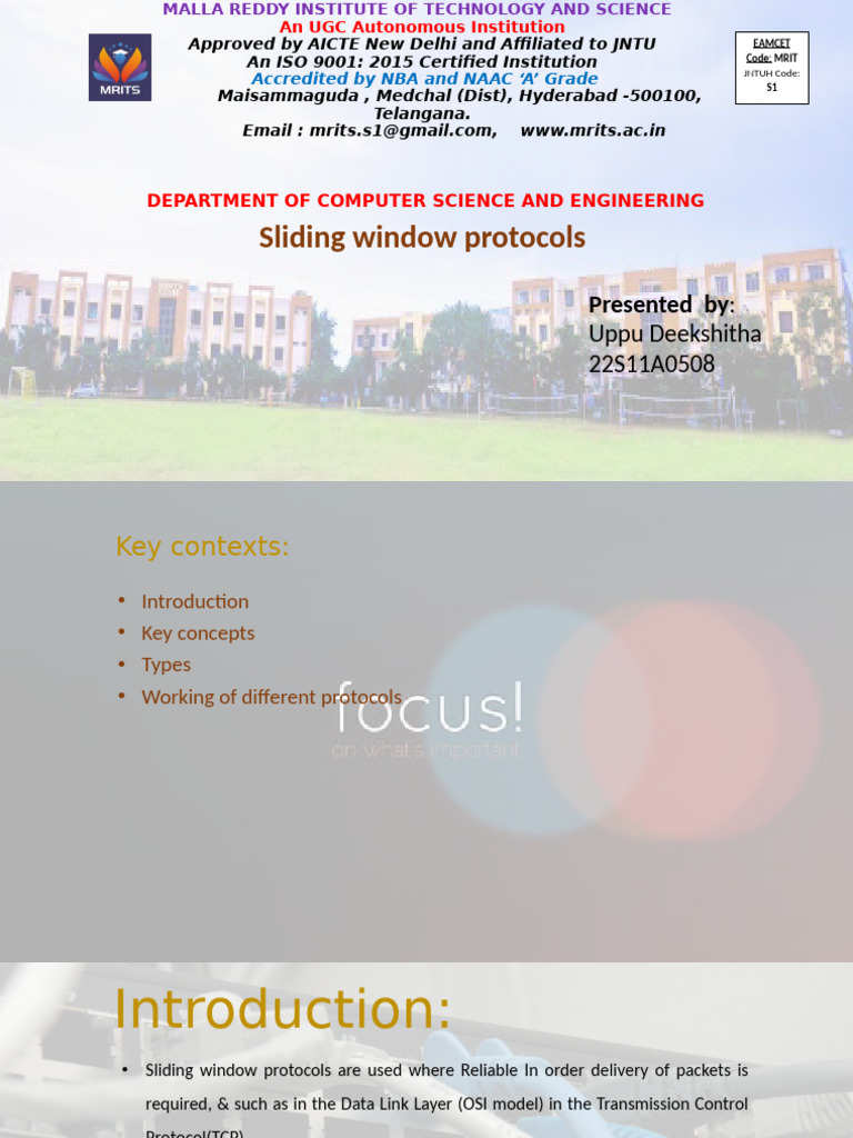Sliding window protocol | PDF | Transmission Control Protocol | Computer Standards