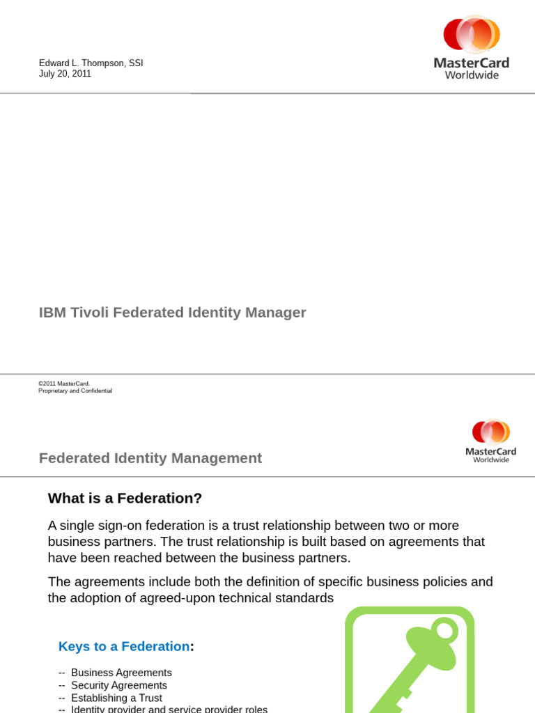TFIM Presentation | PDF | Access Control | Computing