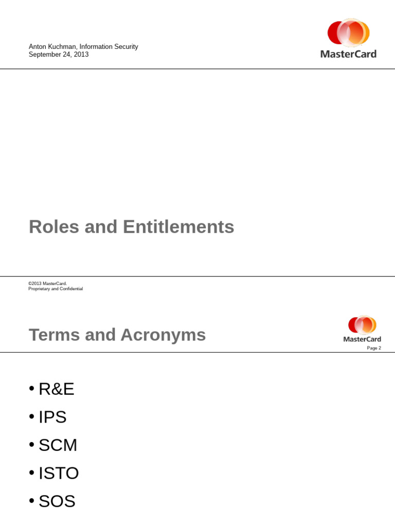 Roles and Entitlements | PDF | Computing | Software Roles and Entitlements | PDF | Computing | Software