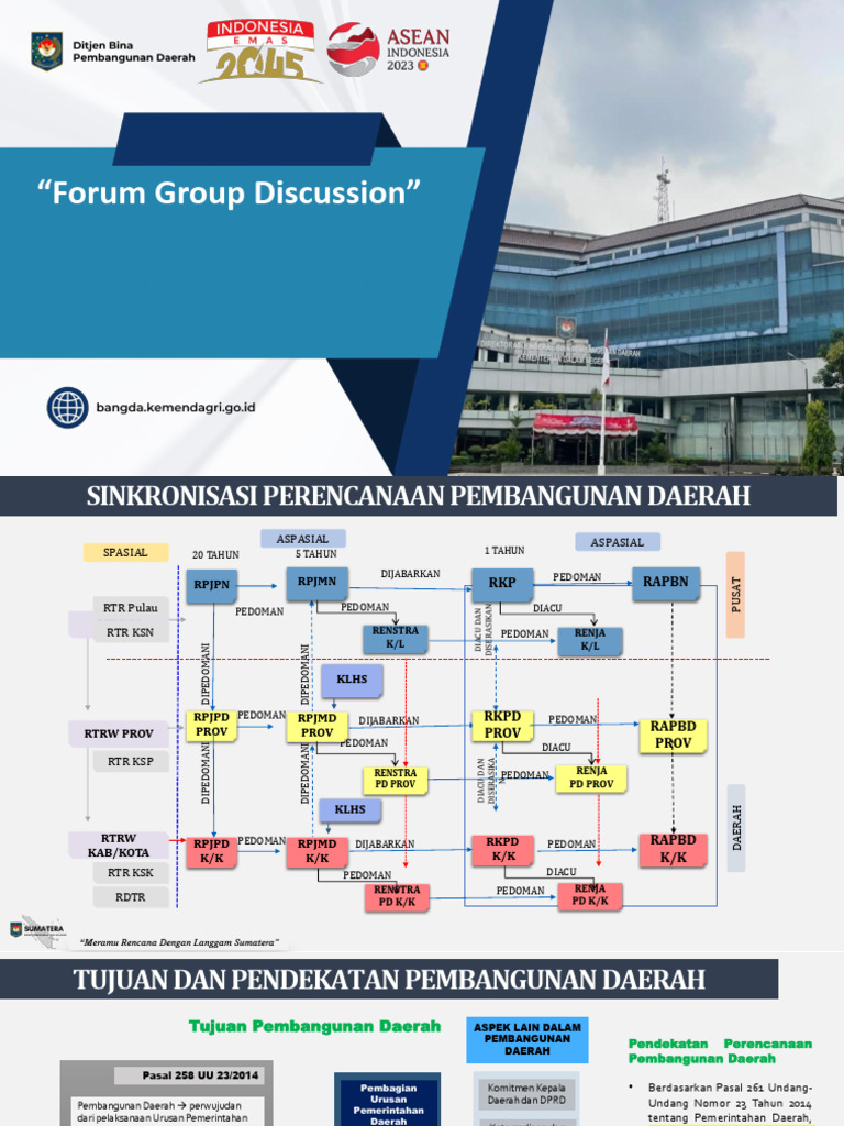 FGD Penyusunan Ranwal RPJPD Kepri-Ditjen Bangda Kemendagri | PDF
