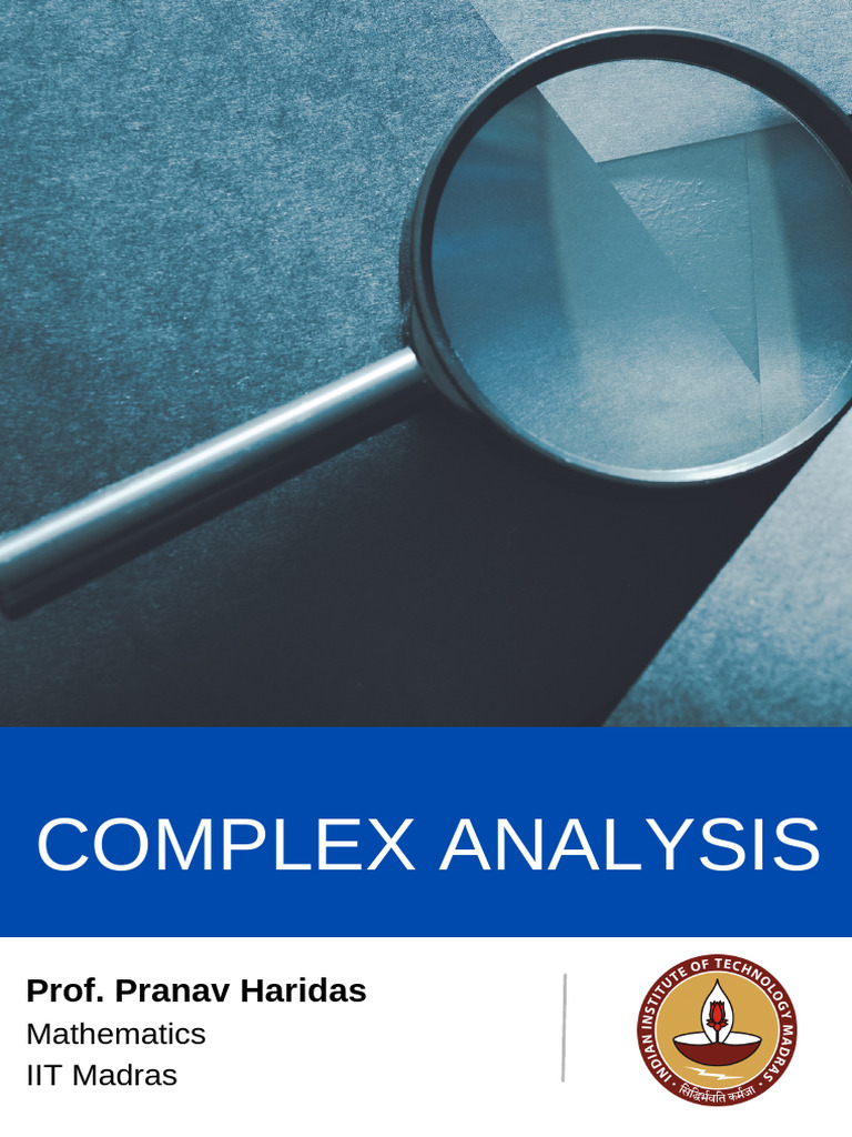 Complex Nptel | PDF | Field (Mathematics) | Complex Number