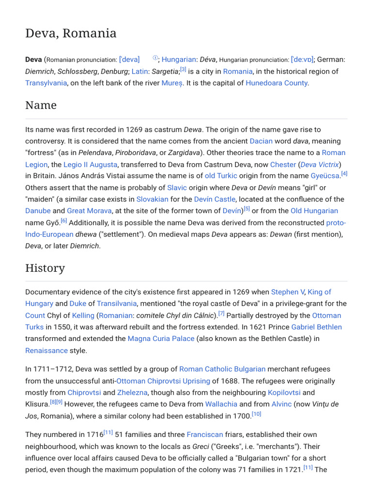 Deva: A Historical Overview | PDF