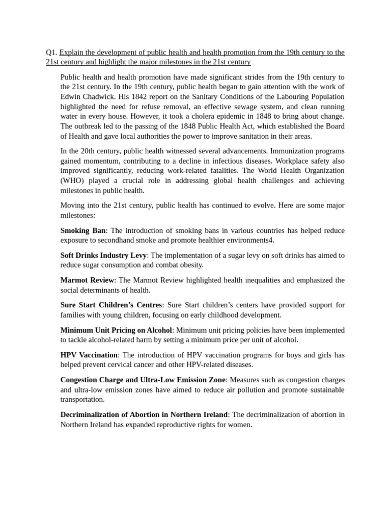 Public Health (1) | PDF | Health Promotion | Public Health