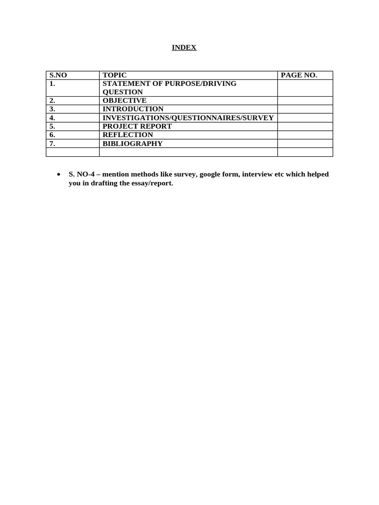 Comprehensive Project Report Guide | PDF