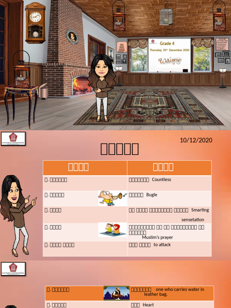 8th December Grade 4 Hindi Homework | PDF