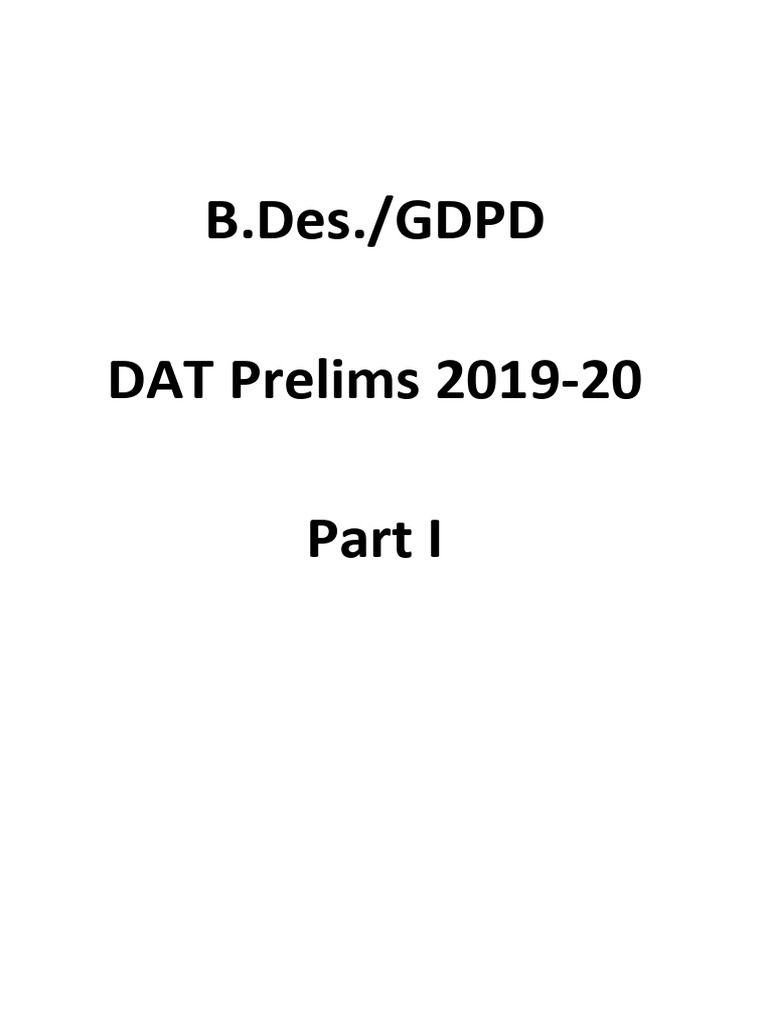 NID-2019-B.-Des-GAT | PDF
