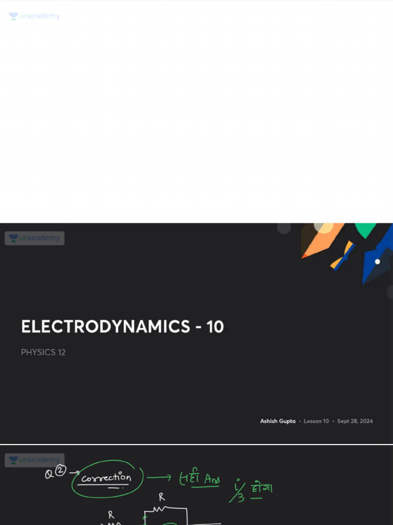 12) 4. Electrodynamics - 10 | PDF