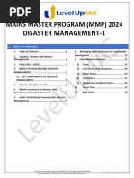 NDMA Guidelines UPSC Summary | PDF | Emergency Management | Flood