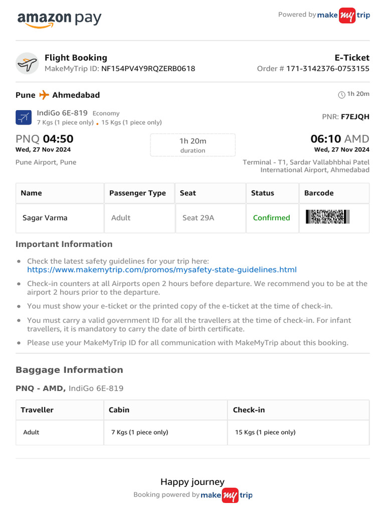 LTA_ticket | PDF | Aviation | Transport