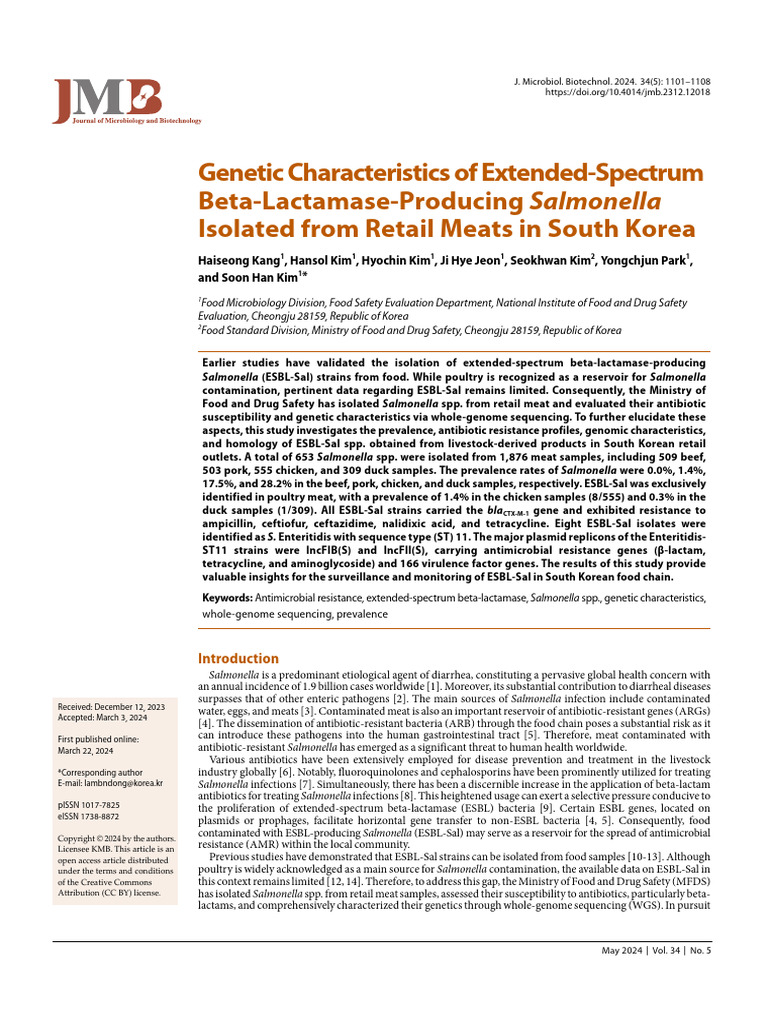 Effects of Metal and Metal Oxide Nanoparticles Aga | PDF | Salmonella | Antimicrobial Resistance