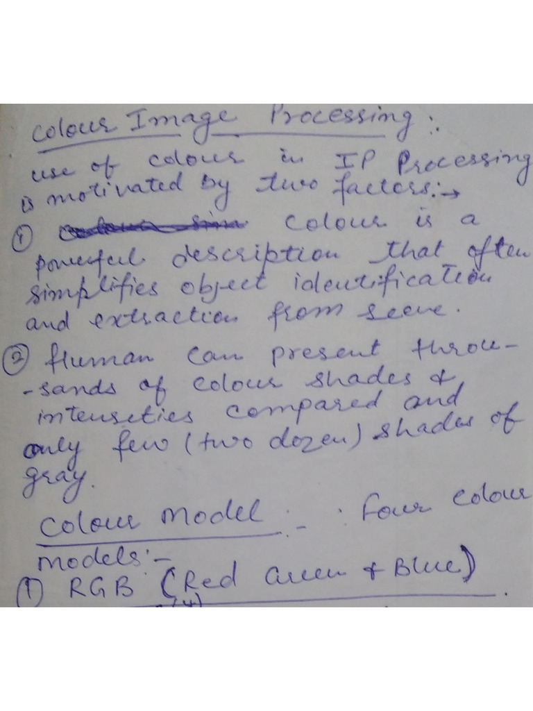 Color Model - DIP | PDF