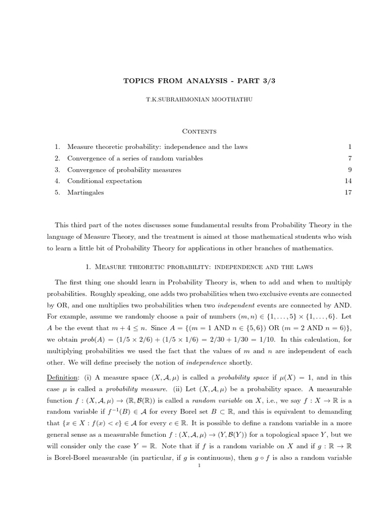 TopicsInAnalysis3-TKSM | PDF | Compact Space | Space (Mathematics)