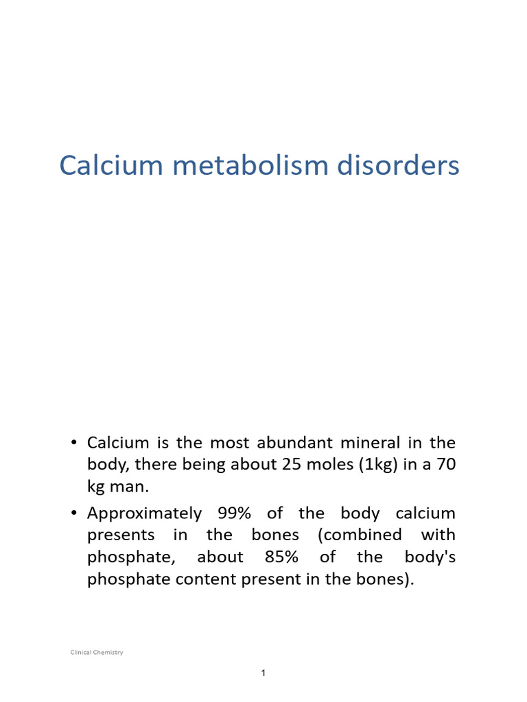 Calcium 01 - Converted | PDF | Bone | Calcium In Biology