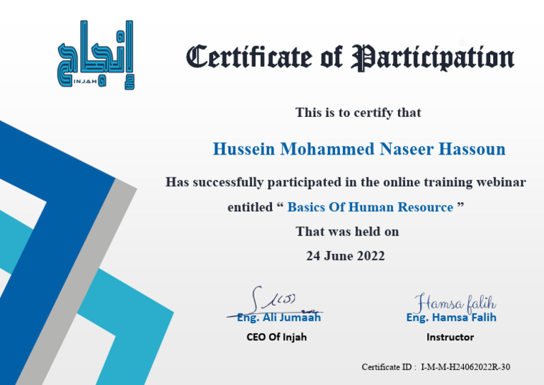 Hussein Mohammed Naseer Hassoun | PDF
