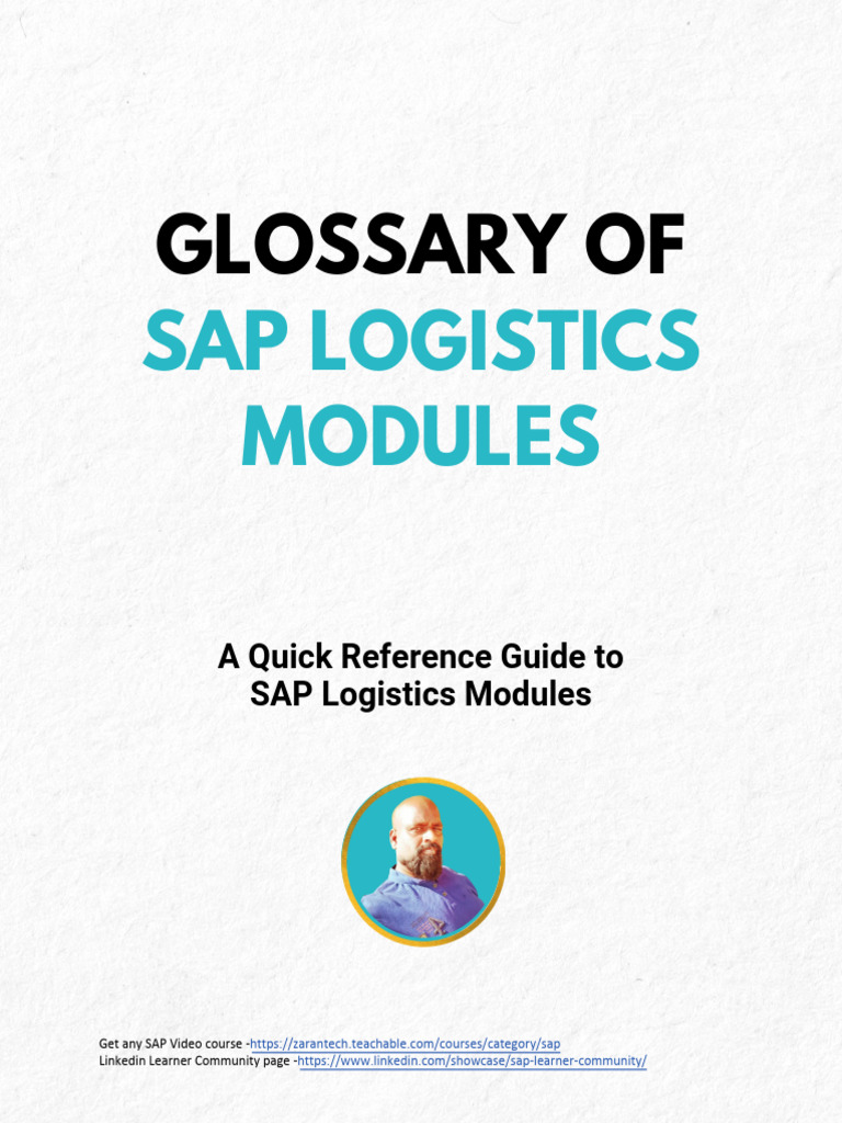 Glossary of SAP Logistics Modules | PDF | Logistics | Supply Chain
