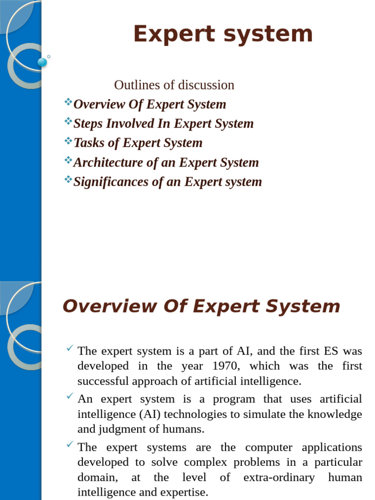 Expert System | PDF | Expert | System