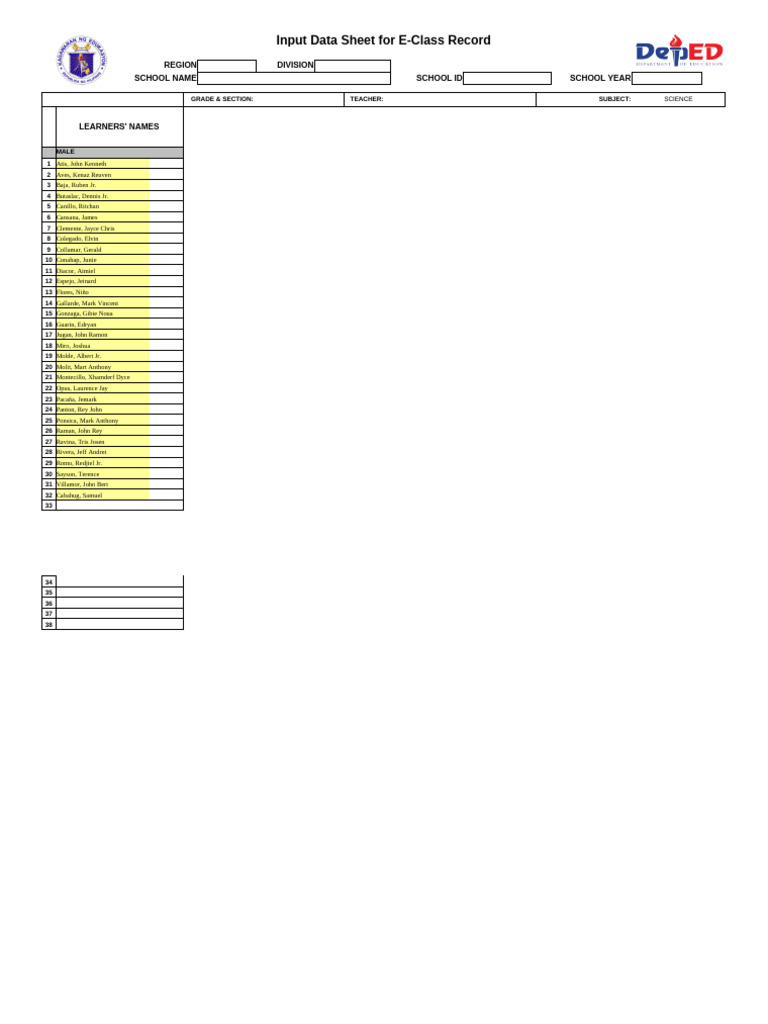 GRADE 9 Myrtle | PDF