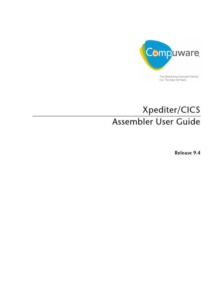 XPCICSAssemblerUserGuide (9.4) | PDF | Ibm Db2 | Table (Database)