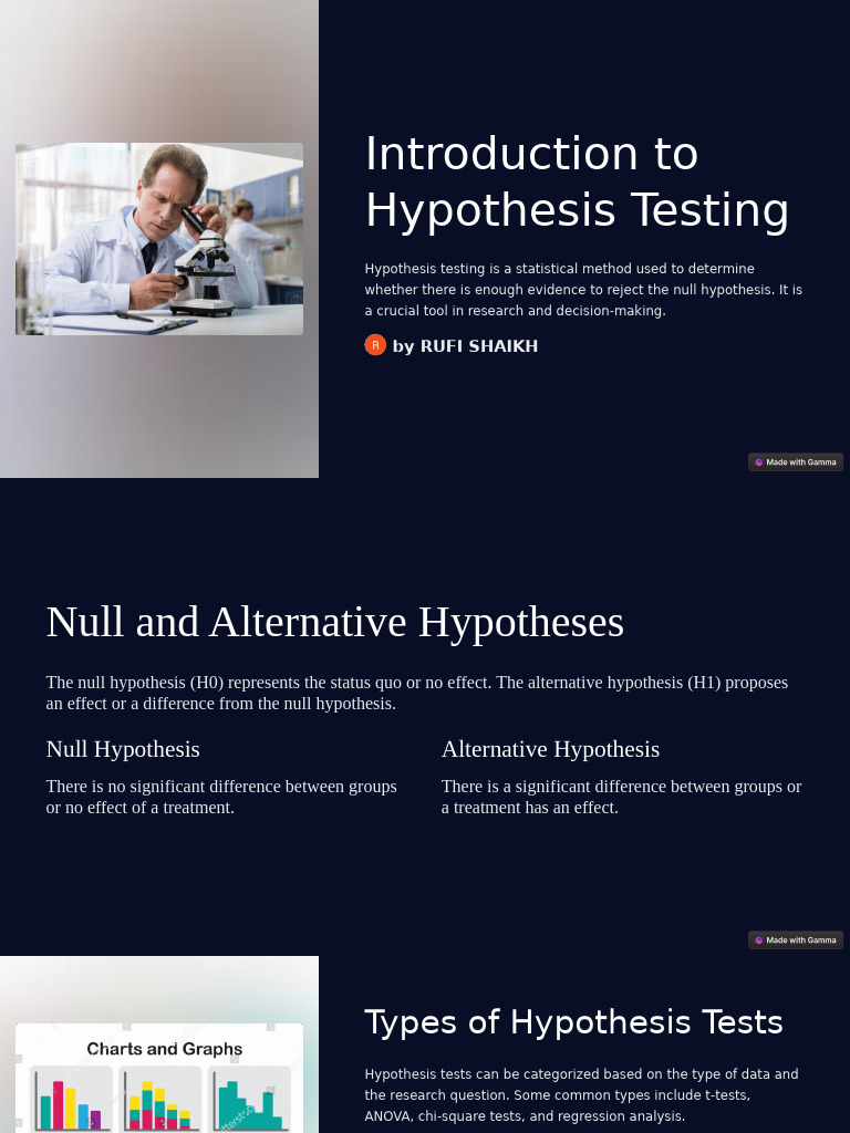 Introduction-to-Hypothesis-Testing | PDF | P Value | Statistical ...