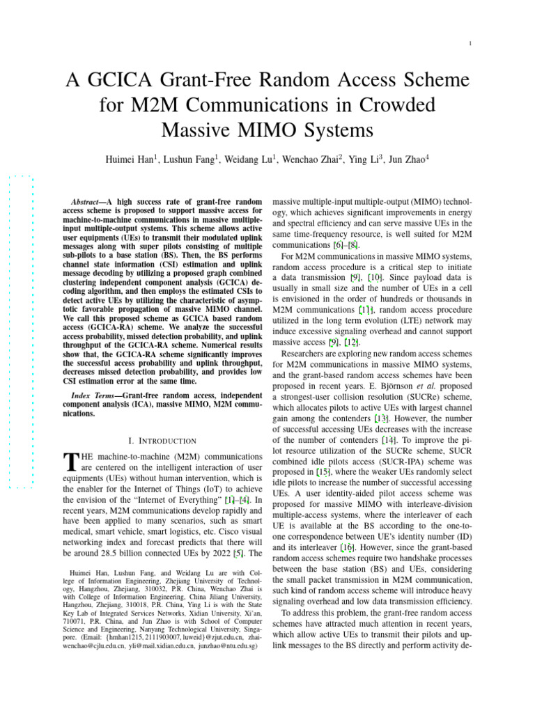 2012.13539v1 | PDF | Mimo | Telecommunications Engineering