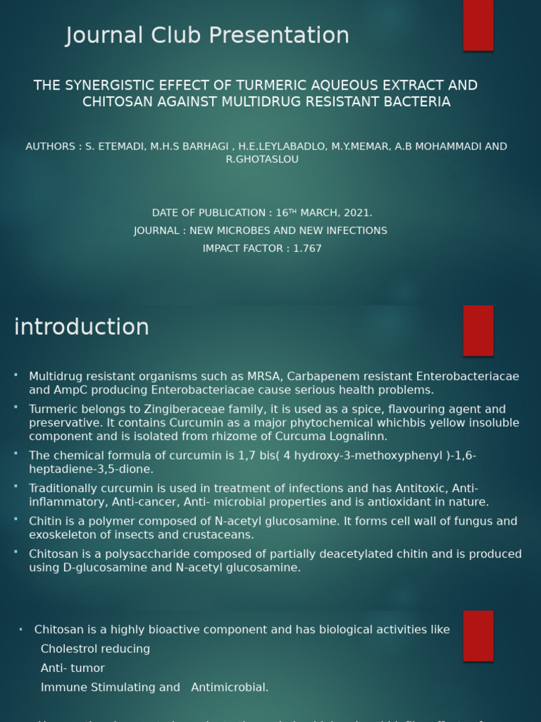 Journal Club Presentation | PDF