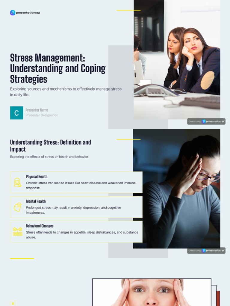 Stress Management Analysis | PDF
