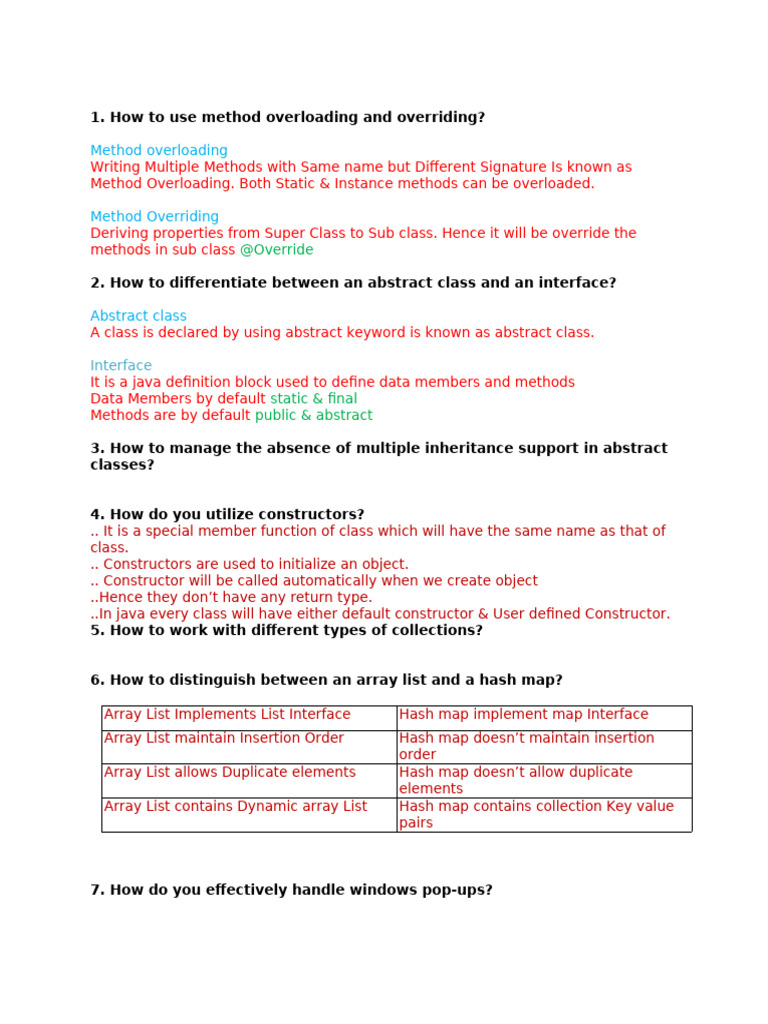 InterviewSeries | PDF | Method (Computer Programming) | Class (Computer Programming)