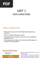 MOM, MIM, MOS Capacitors Explained | PDF | Mosfet | Field Effect Transistor