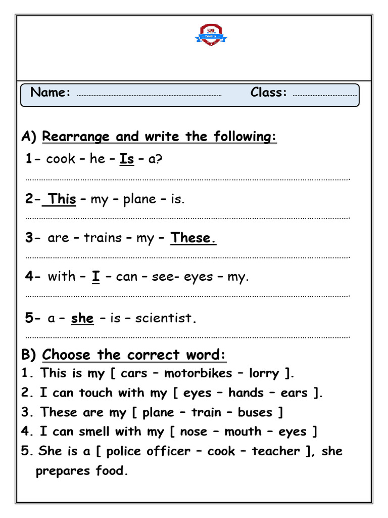 Oxford Thinkers Unit 1 Worksheet | PDF