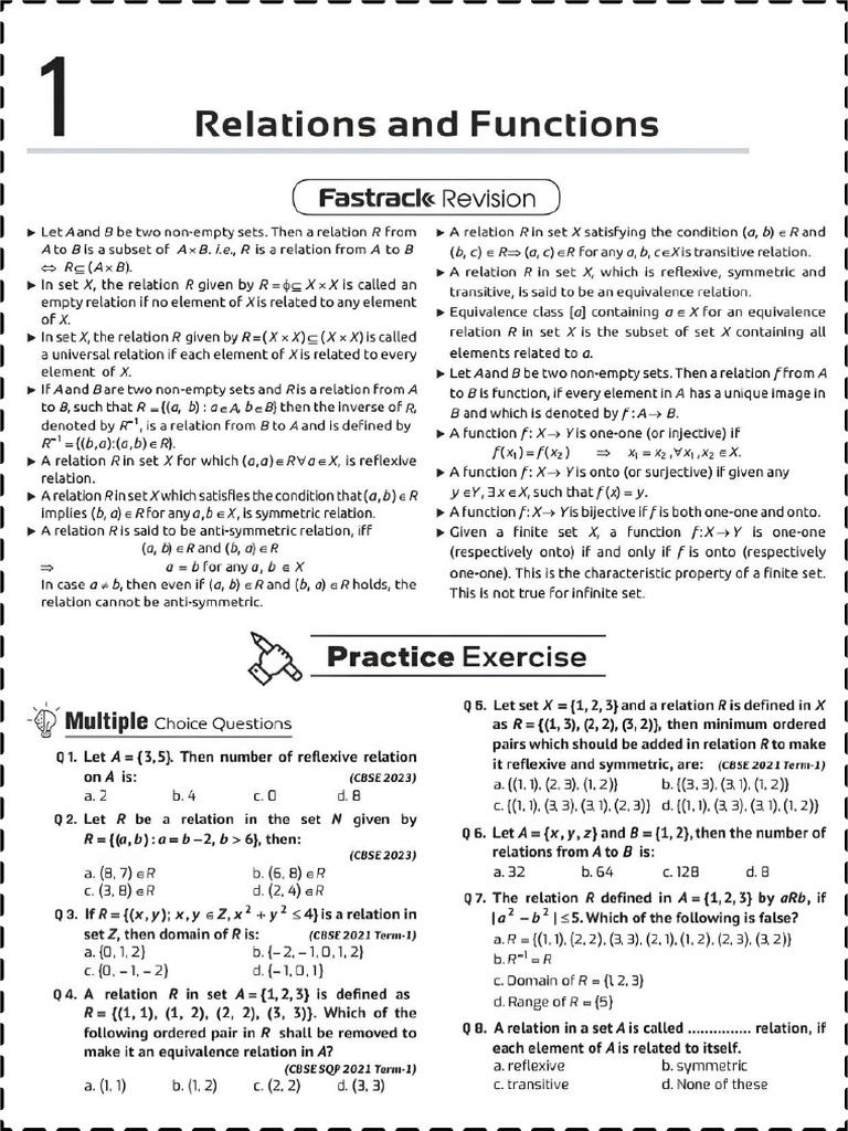 Maths Chapter 1 | PDF