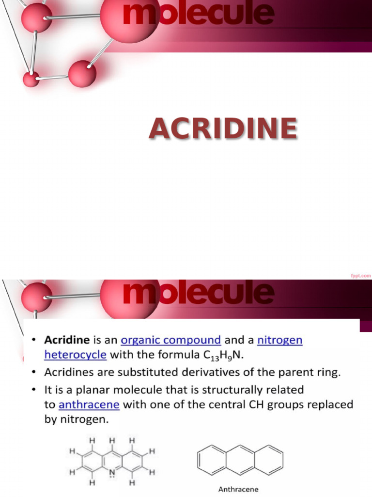 Acridine | PDF