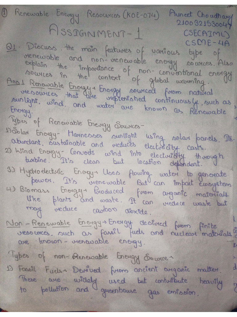 RER Assignment 1 | PDF