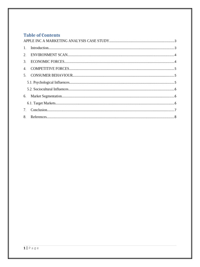 Apple Inc A Marketing Analysis Case Study | PDF | Apple Inc. | I Phone