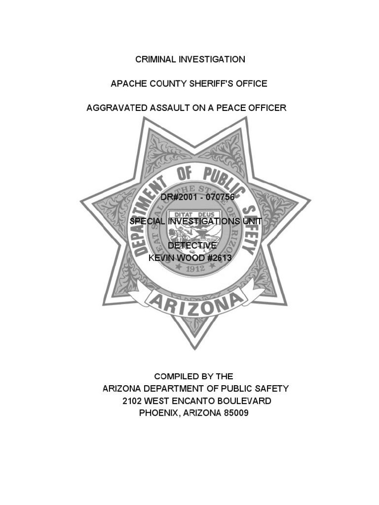 Arizona DPS Report DR2001-070756 Milton William Cooper | PDF ...