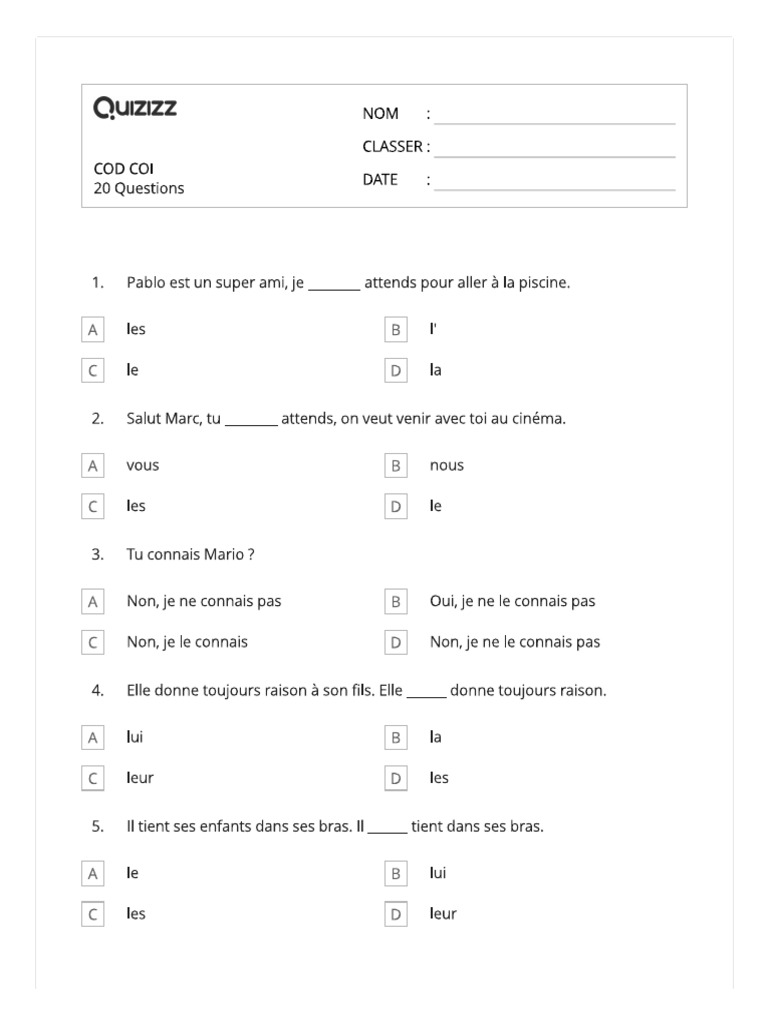 A1 Cod-Coi | PDF