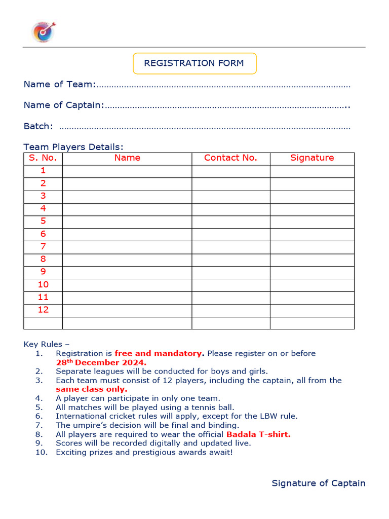BPL Reg Form | PDF