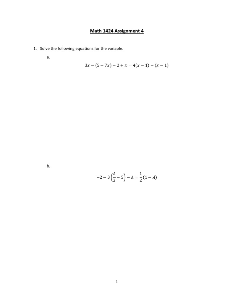 1424 Assignment 4 | PDF