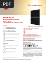 Canadian Solar 550W Module Datasheet | PDF | Electrical Engineering ...