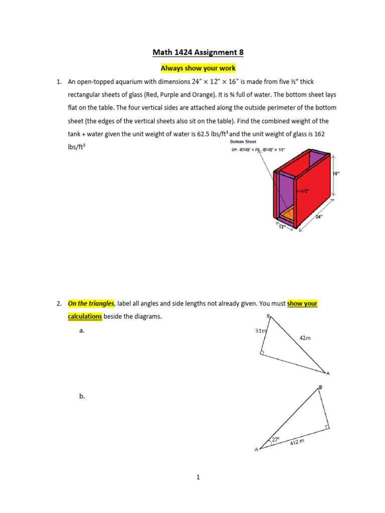 Math 1424 Assignment 8 Solutions | PDF