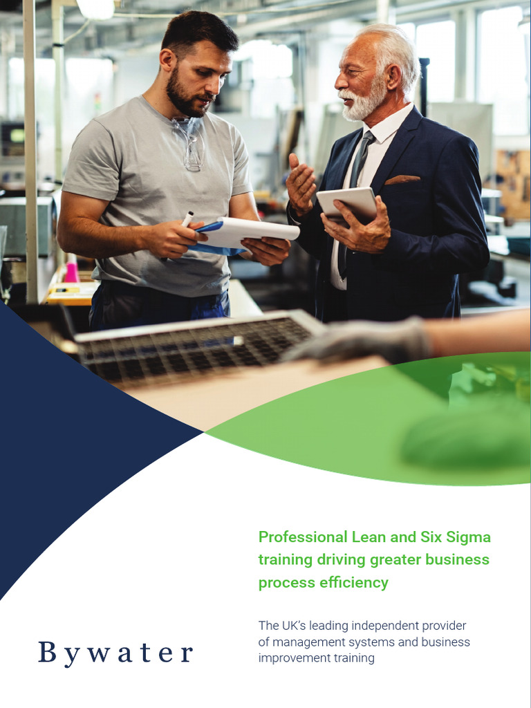 Bywater Lean Six Sigma Training Brochure | PDF | Six Sigma | Lean ...