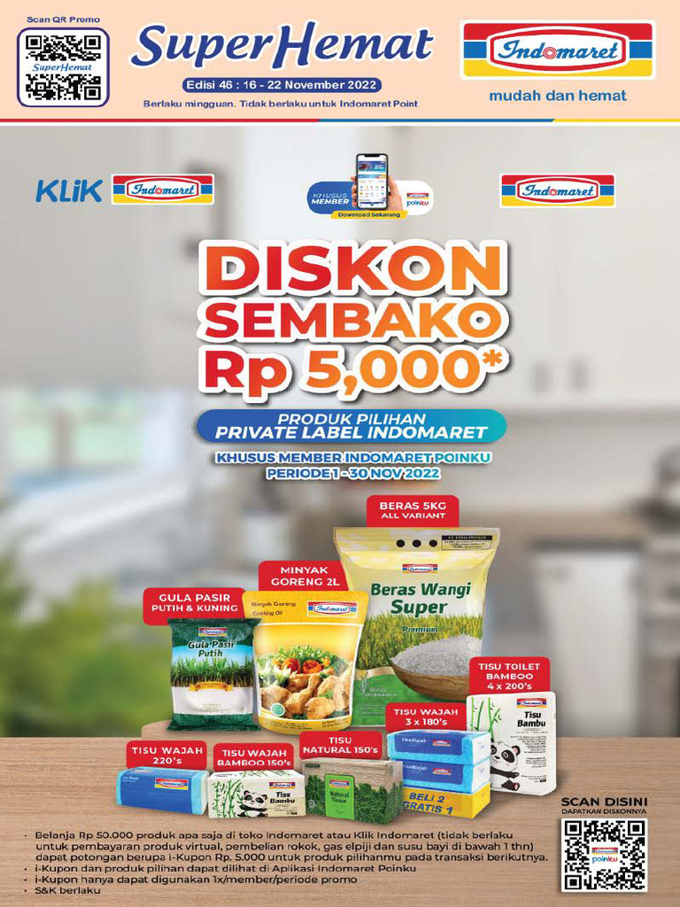 SUPER HEMAT PERIODE 16-22 NOVEMBER 2022 | PDF